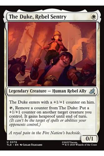 The Duke, Rebel Sentry - Avatar: The Last Airbender Eternal | Faraos ...