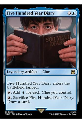 Five Hundred Year Diary - Doctor Who | Faraos Webshop